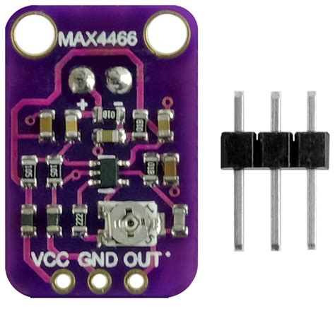 gy max4466 elektret microphone reinforcement breakout sensor