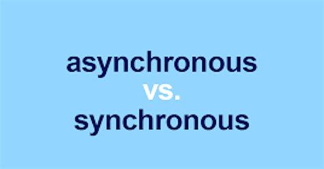 Synchronous Vs Asynchronous In Nodejs