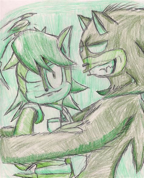 Sonic Werehog And Sally Keepsake By Shadowmanwily On Deviantart