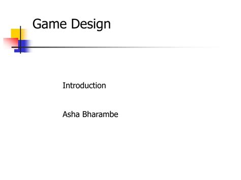 PPT Game Design PowerPoint Presentation Free Download ID 8790130