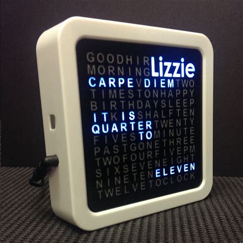 Personalised Word Clock 8 Steps With Pictures Instructables