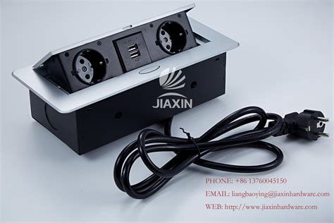 Desktop Pop Up Socket Box，hydraulic Box With Eu Standard Socket And