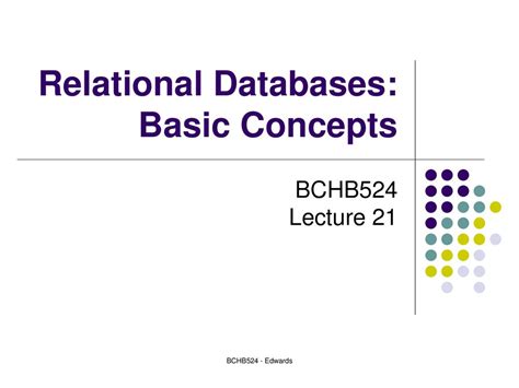 Relational Databases: Basic Concepts - ppt download