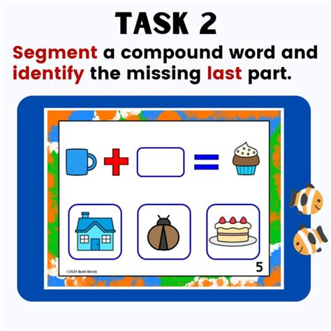 Compound Words Blending And Segmenting Syllables With Visual Supports