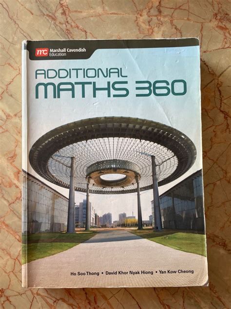 Additional Maths 360 Textbook Hobbies And Toys Books And Magazines