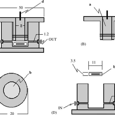Schematic Representation Of Components In The Bioreactor Flow Cell A