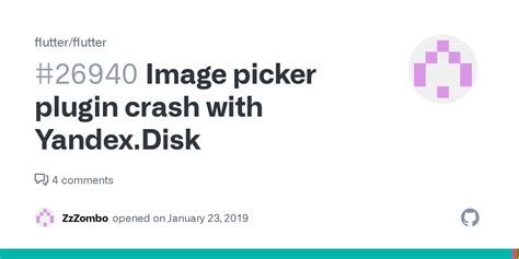 Image Picker Plugin Crash With Yandex Disk Issue Flutter Flutter GitHub