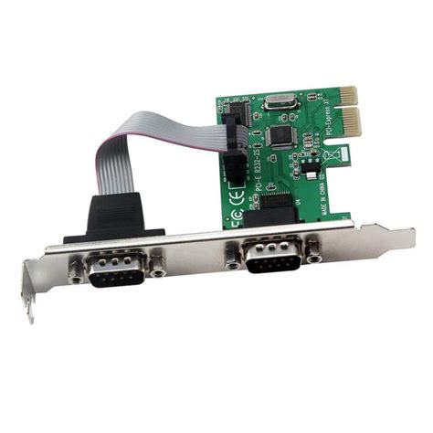 LazaraSuper PCIe Serial Expansion Card PCI Express To 2 Port DB9 COM RS232 Controller Lazada PH