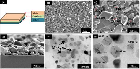 Characterization Of The Mos2graphene Heterostructures A Schematic