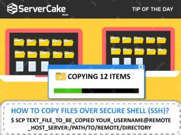 How To Copy Files Over Secure Shell SSH ServerCake India