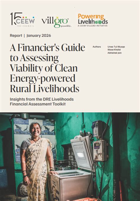 Decentralised Renewable Energy For Rural Livelihoods Ceew
