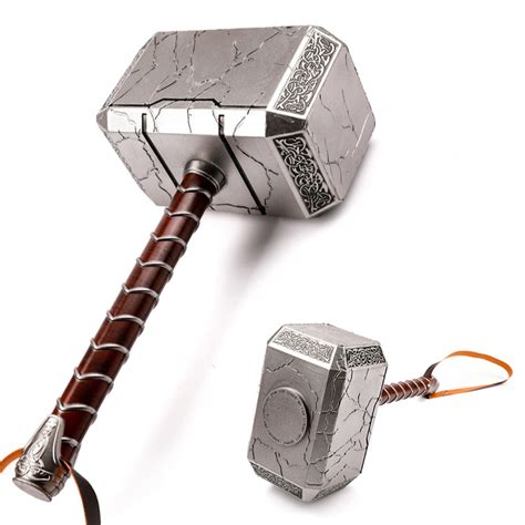 Thor Cracked Mjolnir Hammer Love And Thunder Toy Cosplay Hobbies