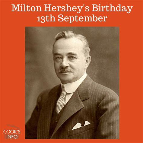 Milton S Hersheys Birthday Cooksinfo