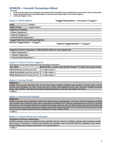 Koneksi Eoi Form Indonesia Pdf