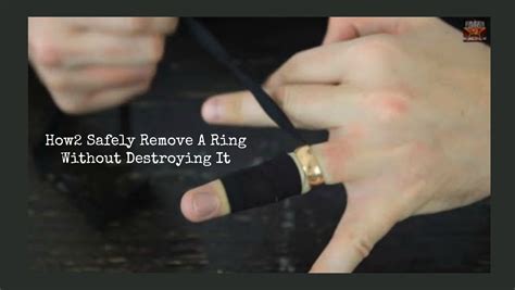 How Remove A Ring Without Cutting It Off Safely GreatGets Com
