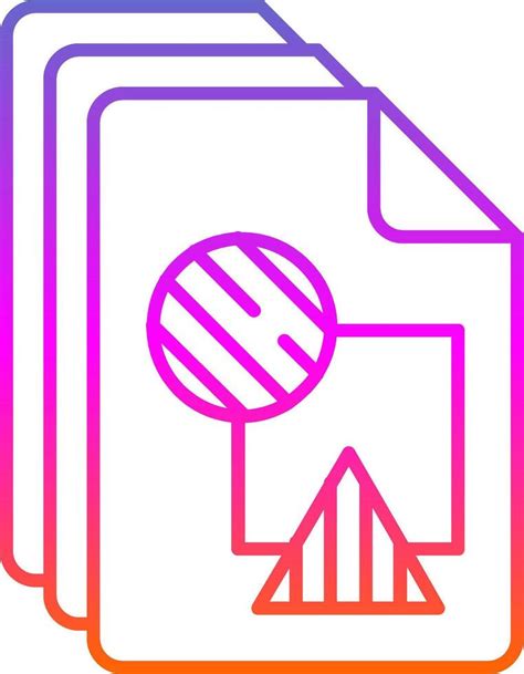 File Line Gradient Icon 39423716 Vector Art At Vecteezy