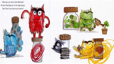 The Color Monster Coloring Pages Coloring The Monster — Dr Bookworm