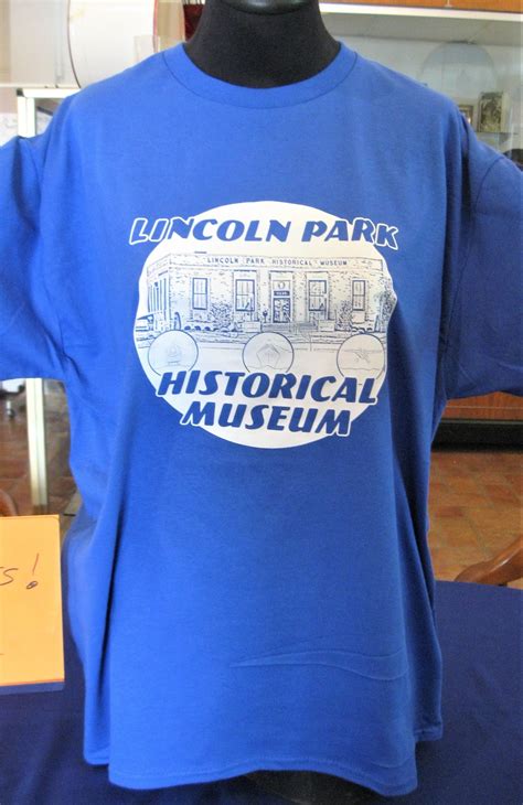 New Museum Shirts Now Available — Lincoln Park Historical Society And Museum