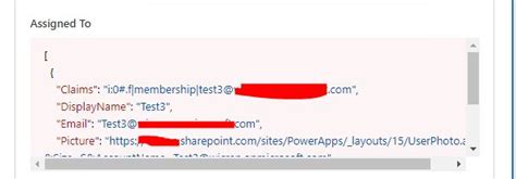 solved sharepoint people field returns null power platform community