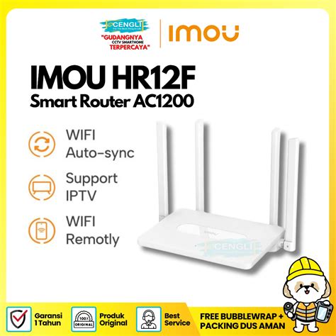 Jual Router Imou HR F Smart Wifi Router AC Dual Band Wifi Scheduling Mbps Wi Fi Auto