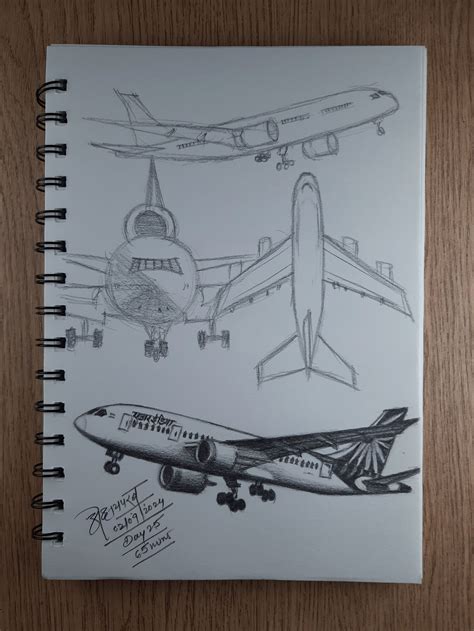 Aeroplane Sketch Plane In 2025 Sketches Whimsical Art Journal Book Art Drawings