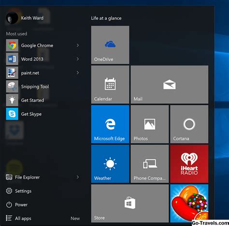 איך ל סיור של תפריט התחל של windows 10 2020