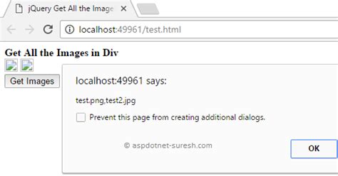 Jquery Get All Images Img Src In Div With Example Asp Net C Net Vb Net Jquery Javascript
