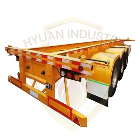 20ft Container Self Load Skeleton Chassis Semi Trailers 40ft Self Loading Container Trailer