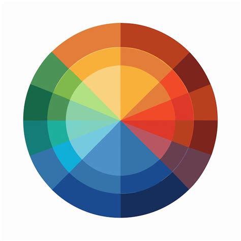 Analogous Color Plate Color Only Template Premium Ai Generated Vector