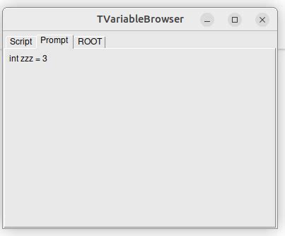 GUI Explorer Of Your C Variables Evolution Proposals Apps Ideas ROOT Forum