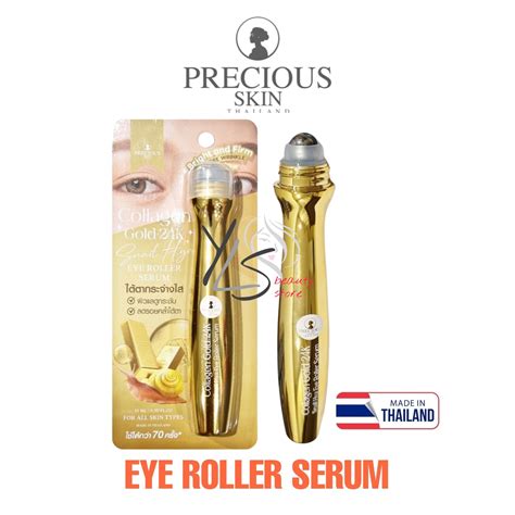 Precious Skin Collagen Gold 24k Snail Hya Eye Roller Serum Serum