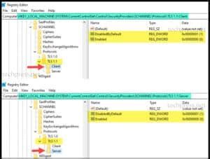 Disable TLS 1 0 And TLS 1 1 In Windows 10