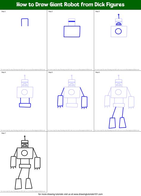 How To Draw Giant Robot From Dick Figures Dick Figures Step By Step DrawingTutorials Com