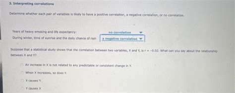 Solved 2 Correlation Basics Which Of The Following