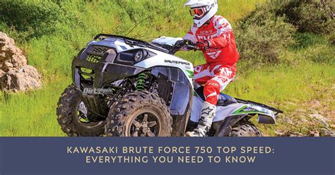 Kawasaki Brute Force 750 Top Speed (Increasing Tips)