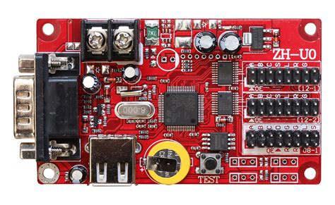 LED Display Controller Card 16 2048 Points USB RS232 Serial P10 LED Controller