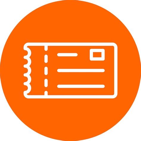 Premium Vector Ticket Icon Style