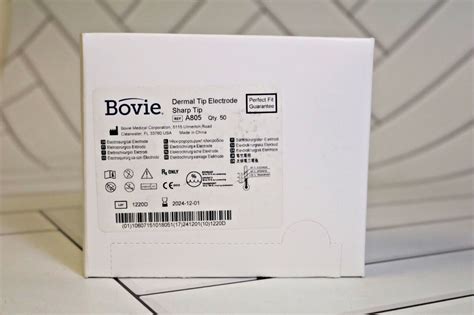 New Bovie A805 Box Of 50 Dermal Tip Electrode Sharp Tip Surgical Supplies For Sale