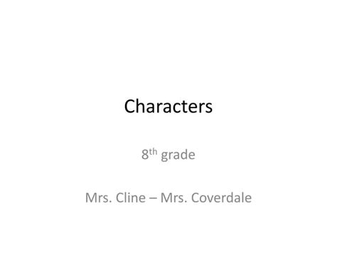 PPT Understanding Characters In Literature PowerPoint Presentation Free Download ID