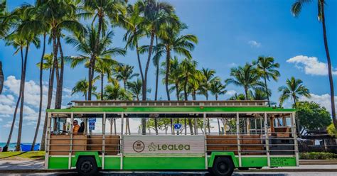 Lealea Trolley 7 Line Waikiki Trolley Pink Line 7 Day Pass Getyourguide