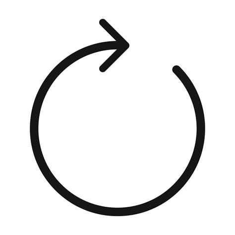 arrow circle vector icon 14755727 vector art at vecteezy