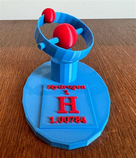 period 1 atomic model multi color science learning manipulative etsy