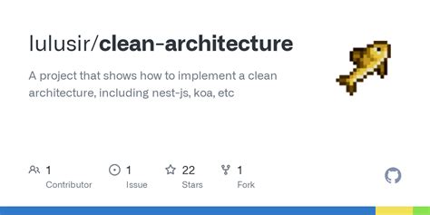 Github Lulusir Clean Architecture A Project That Shows How To Implement A Clean Architecture