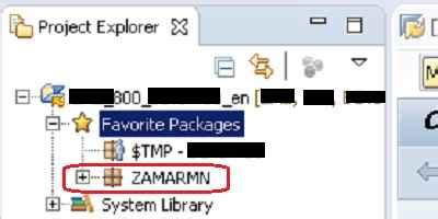 How To Add A Package To Favorites In ABAP In Eclipse Amarmn