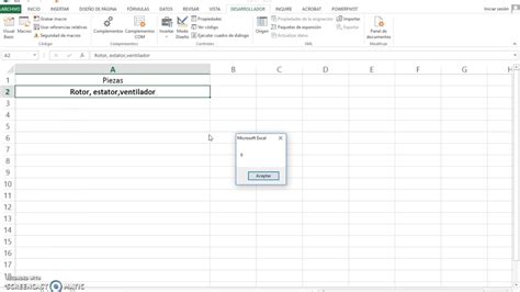 Ms Excel Macros Como Usar Funciones De Strings How To String Len Instr Mid Youtube