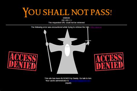 Custom Access Denied Page Pfsense Squid Proxy Redpacket Security