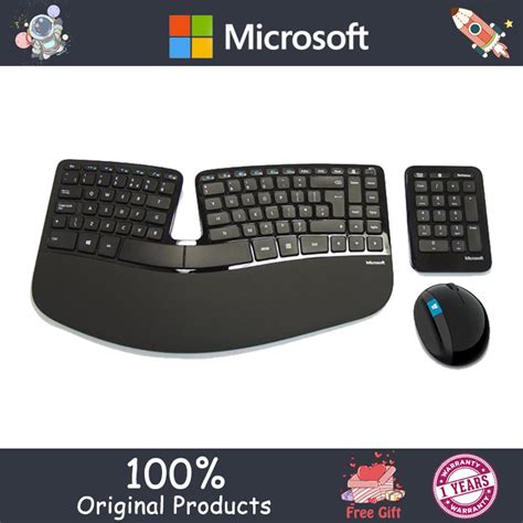 Microsoft Sculpt Ergonomic Ergonomic Wireless Desktop Set Wireless Usb