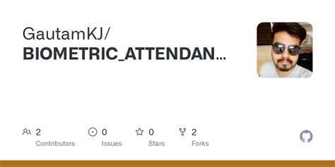 Github Gautamkj Biometric Attendance