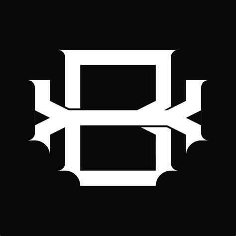 Xb Logo Monogram With Vintage Overlapping Linked Style Design Template 16575569 Vector Art At