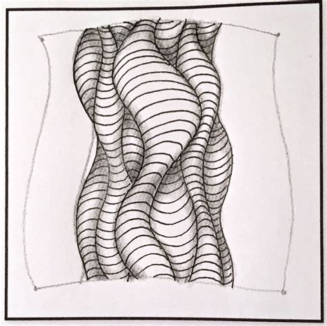 How To Draw The Zentangle Pattern Cuddles With Shading And A Variation Always Choose The